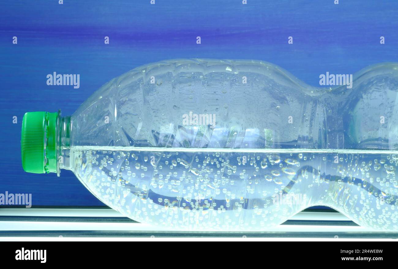 bottle of water, water shortage, lack of clean water concept, close up ...