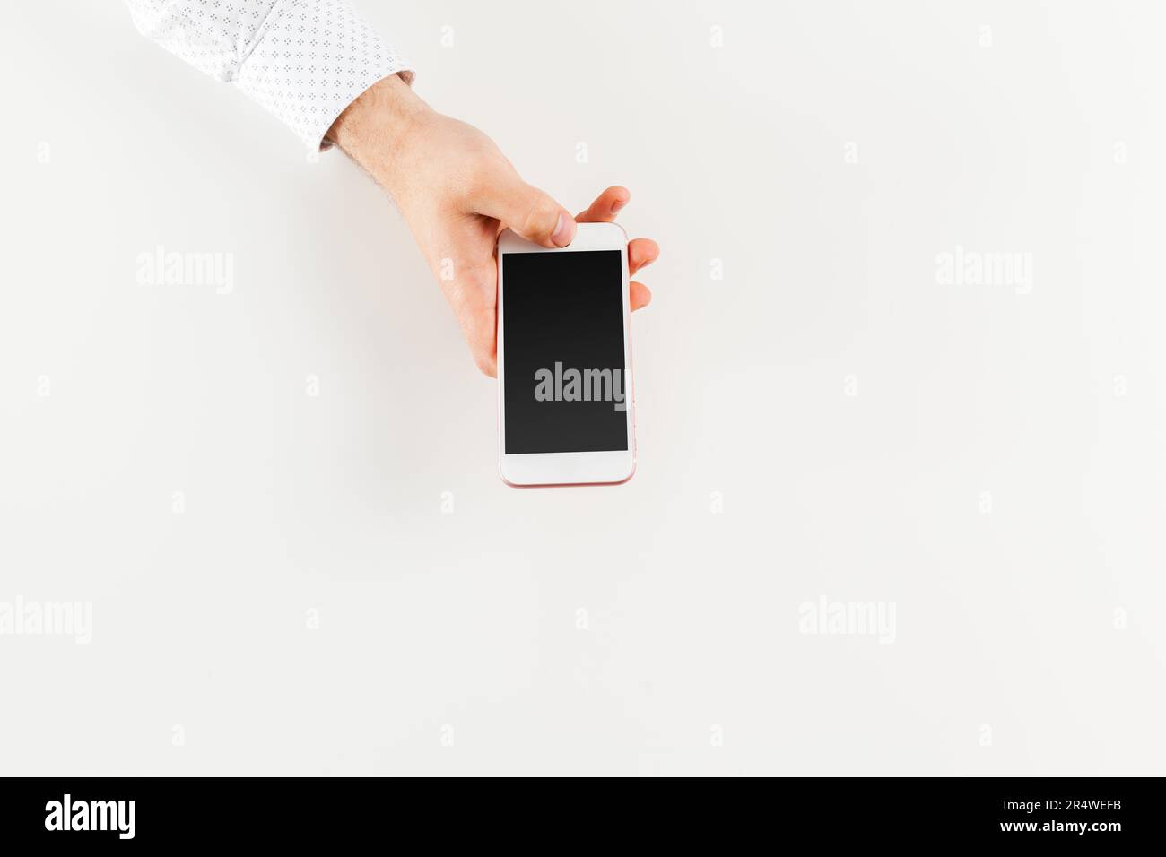 man's hands using smartphone Stock Photo - Alamy