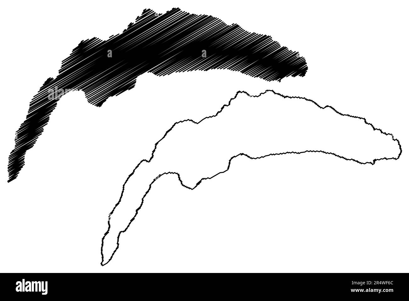 Lake Geneva (Swiss Confederation, Switzerland, French Republic, France ...