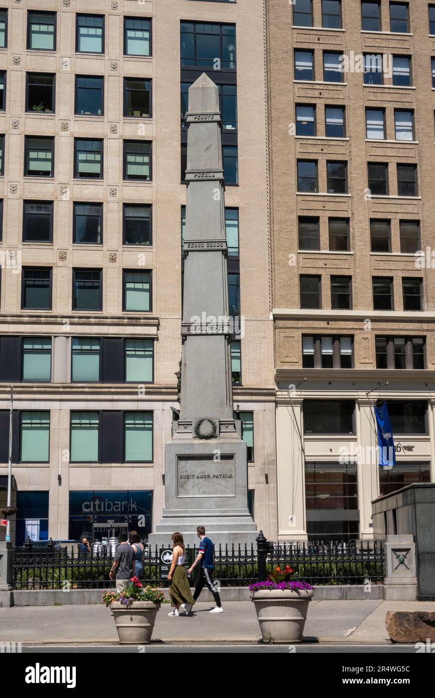 General Worth monument is an historic landmark in New York City, 2023 ...