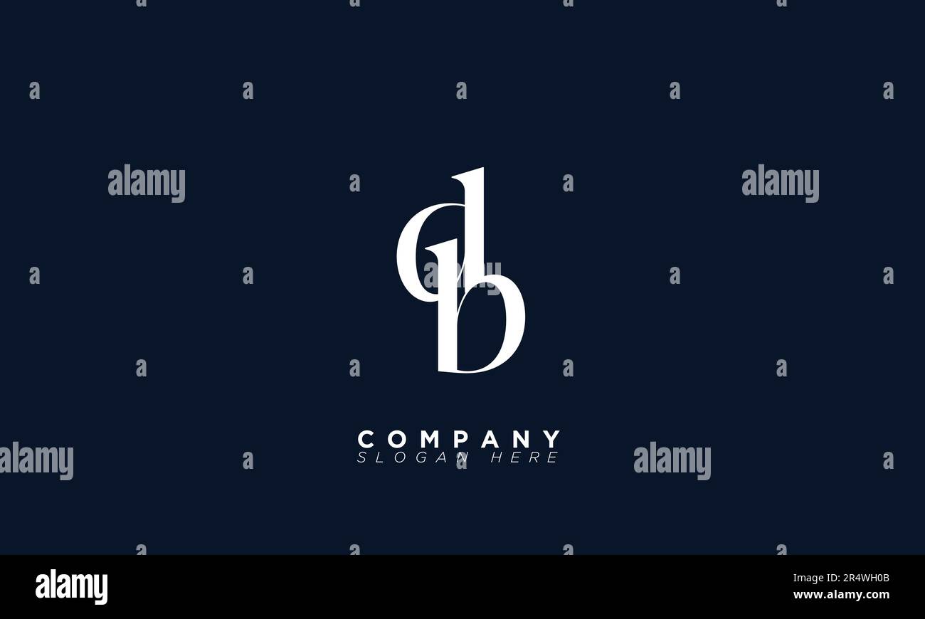 Db monogram Stock Vector Images - Alamy