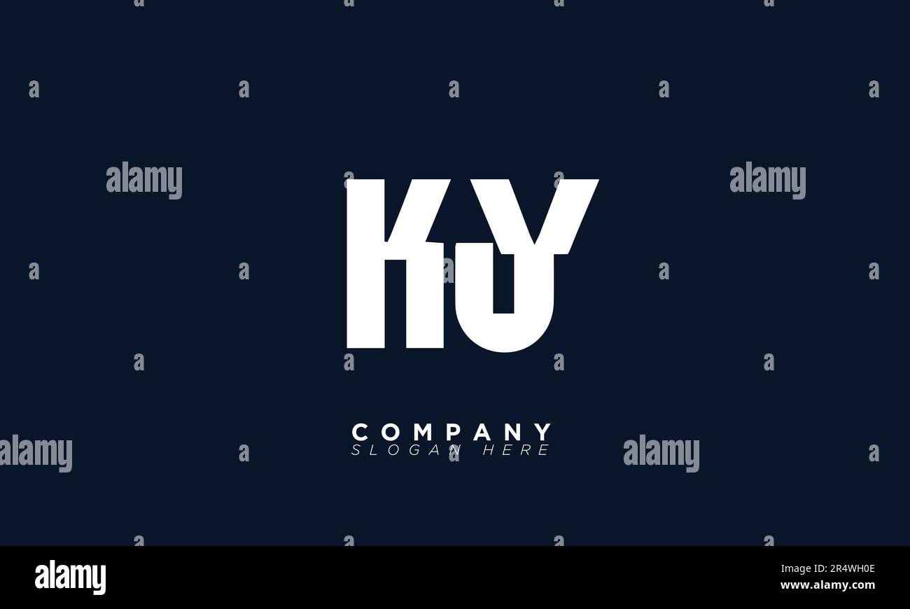 KY Alphabet letters Initials Monogram logo YK, K and Y Stock Vector ...