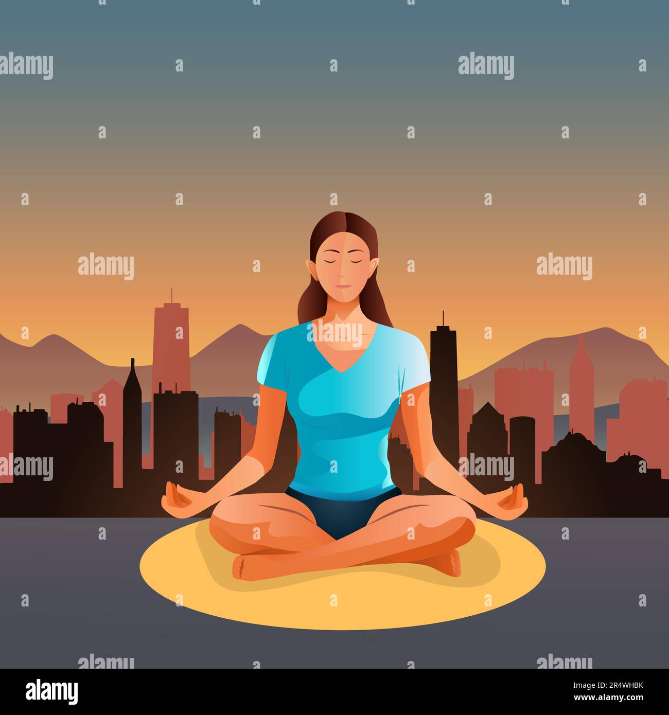 Tall perspective girl Stock Vector Images - Alamy