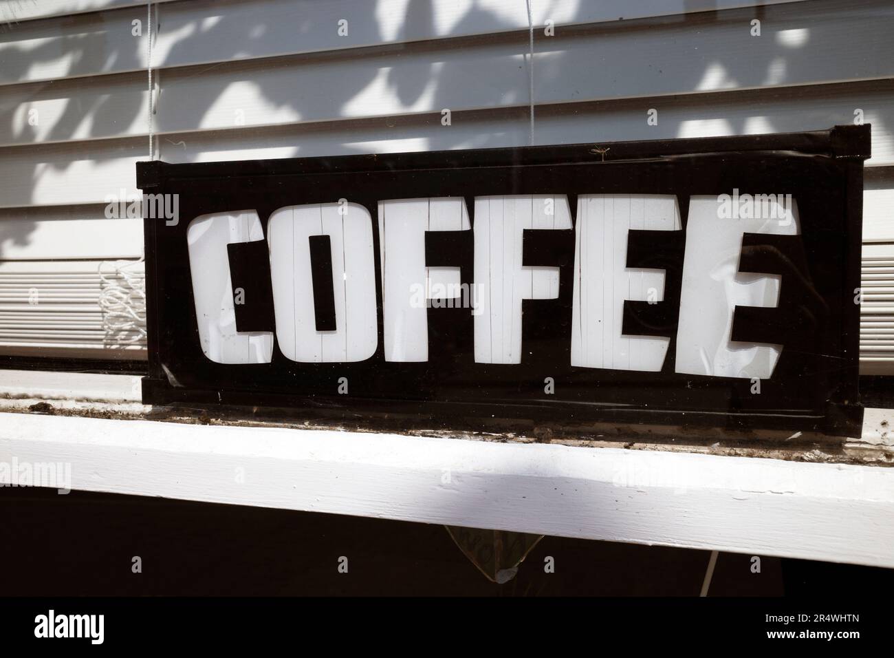 Window sign coffee hi-res stock photography and images - Alamy