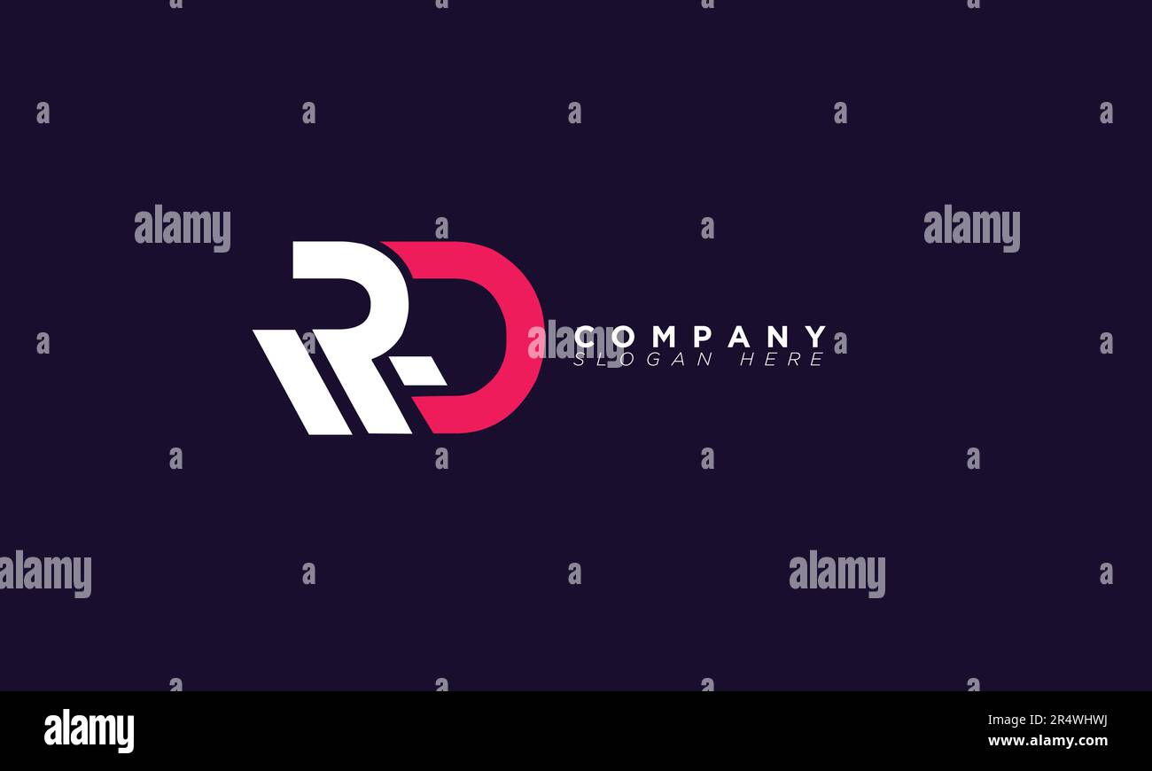 Rd letters Stock Vector Images - Alamy