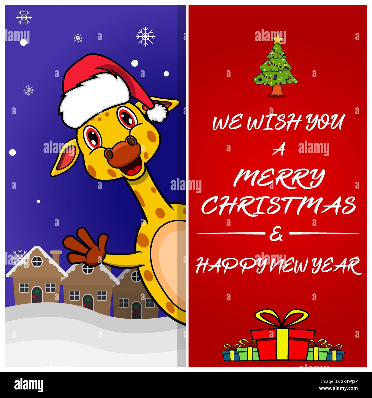 Giraffe cartoon clipart hi-res stock photography and images - Alamy