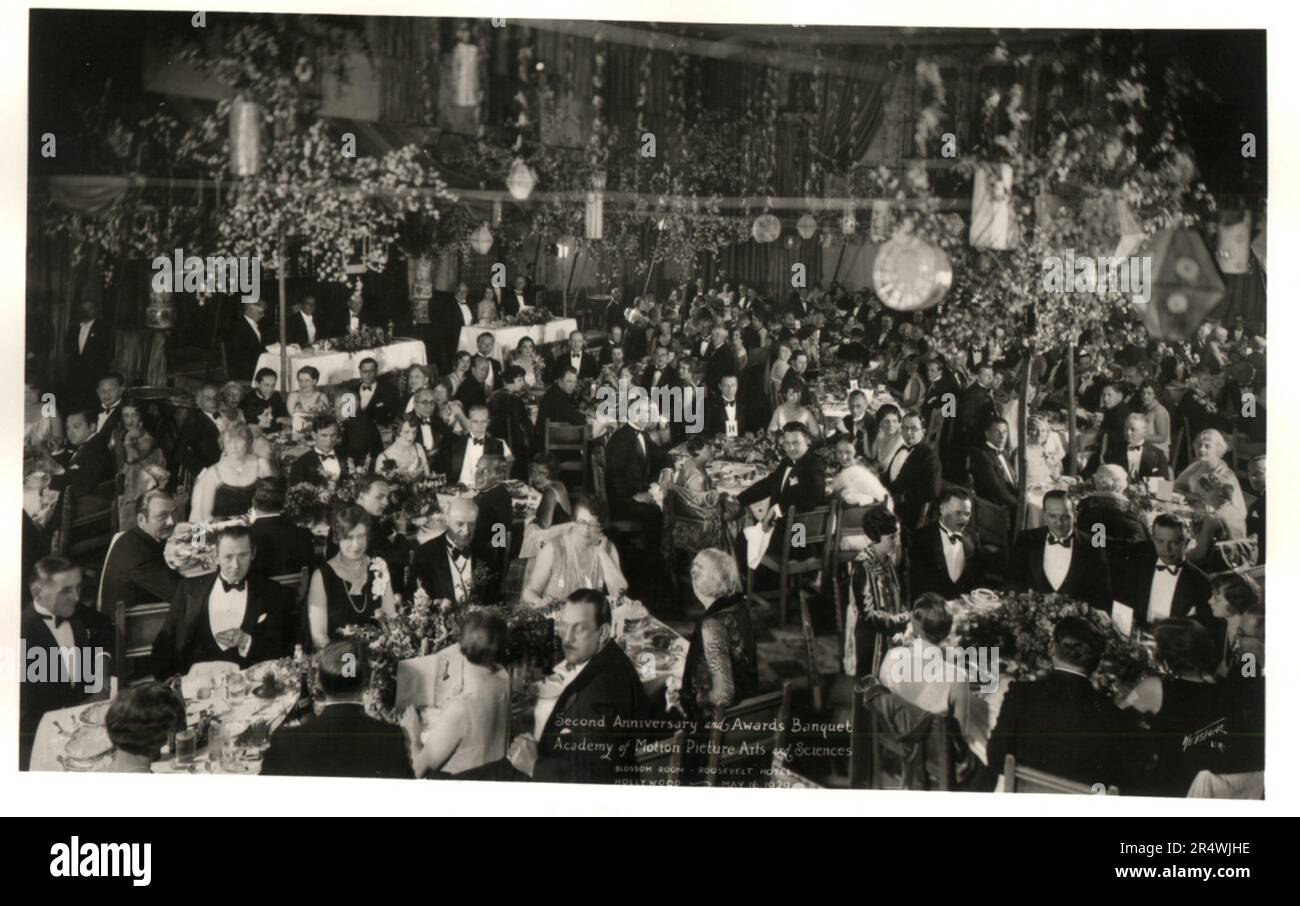 The 1929 Academy Awards - the first ever Academy Awards. The evening ...