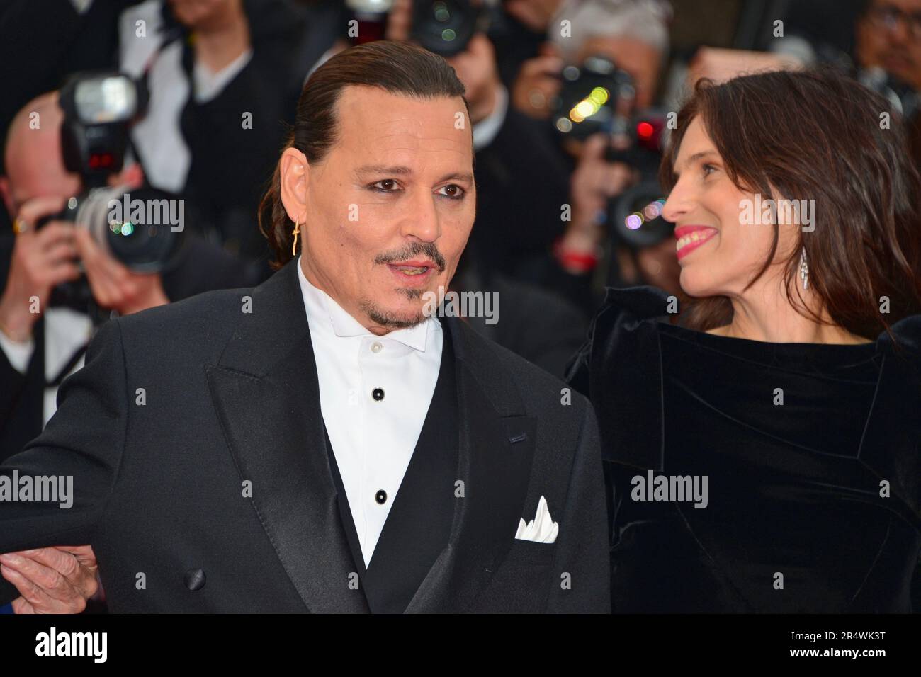 'Jeanne du Barry' Cannes Film Festival Screening The film crew: Johnny Depp, Maïwenn (Chanel ...