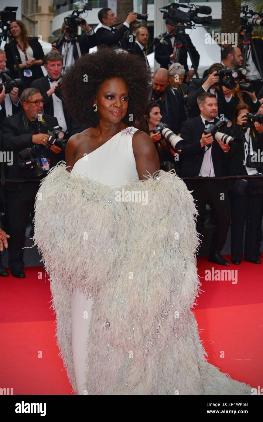 Viola Davis (dress by Valentino) 'Monster' ('Kaibutsu') Cannes Film ...