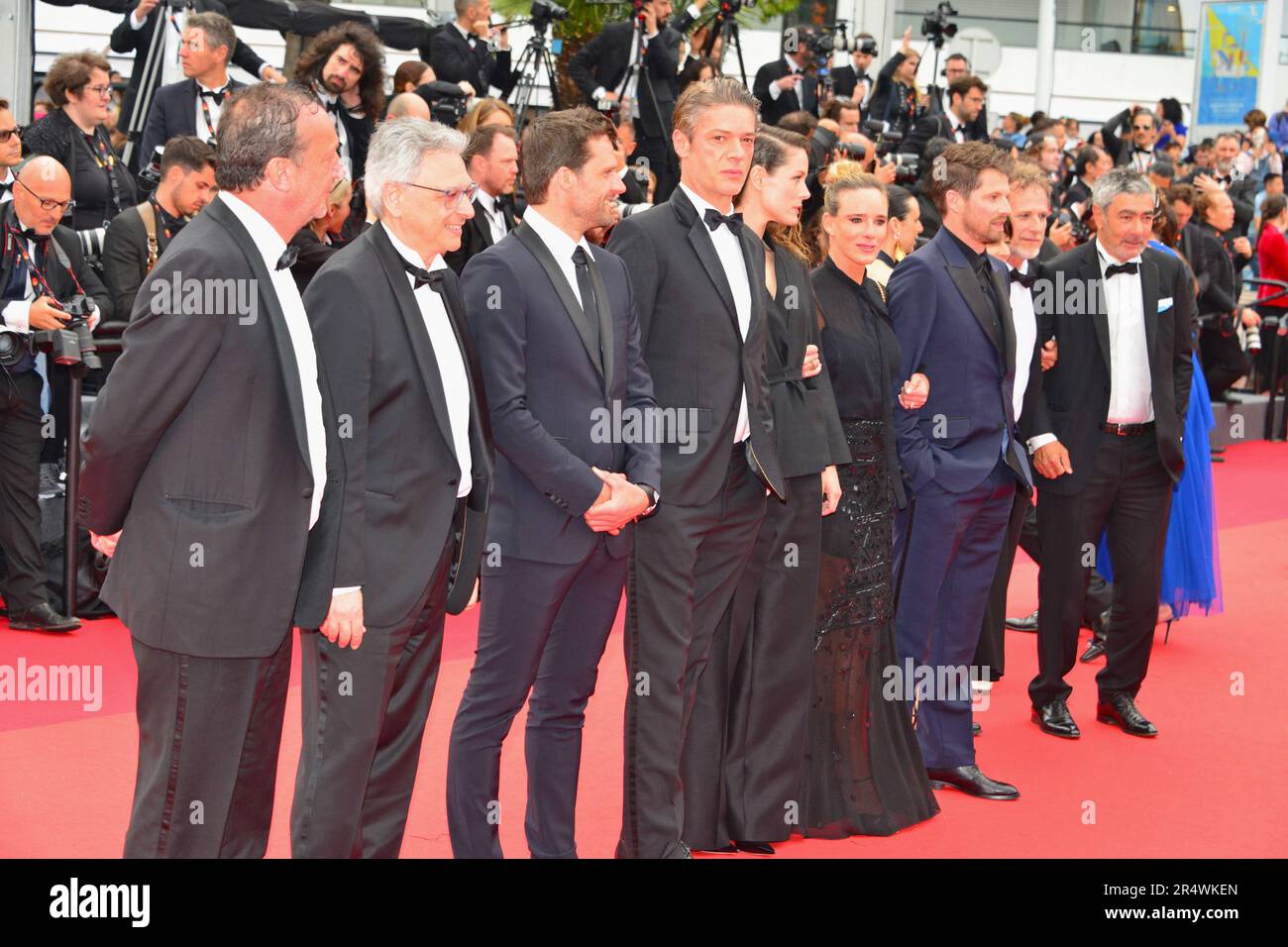 Cast members of the film 'Flo': Manuel Munz, Victor Hadida, Alexis ...