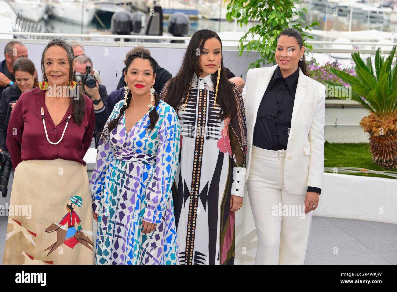 Tantoo Cardinal, Jillian Dion, Janae Collins, Cara Jade Myers Photocall ...