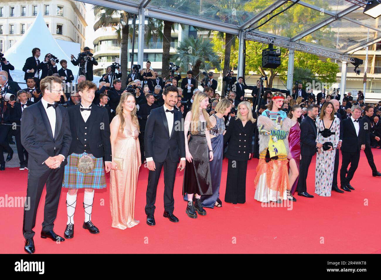 Cast members of the film 'Club Zero': Johannes Schubert, Samuel D ...