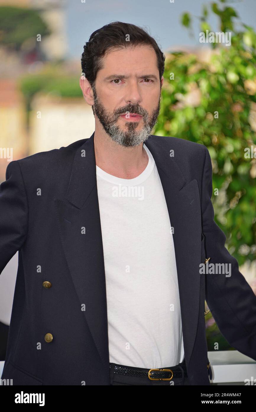 Melvil Poupaud Photocall of the film 'Just the Two of Us' ('L'amour et les forêts') 76th Cannes ...