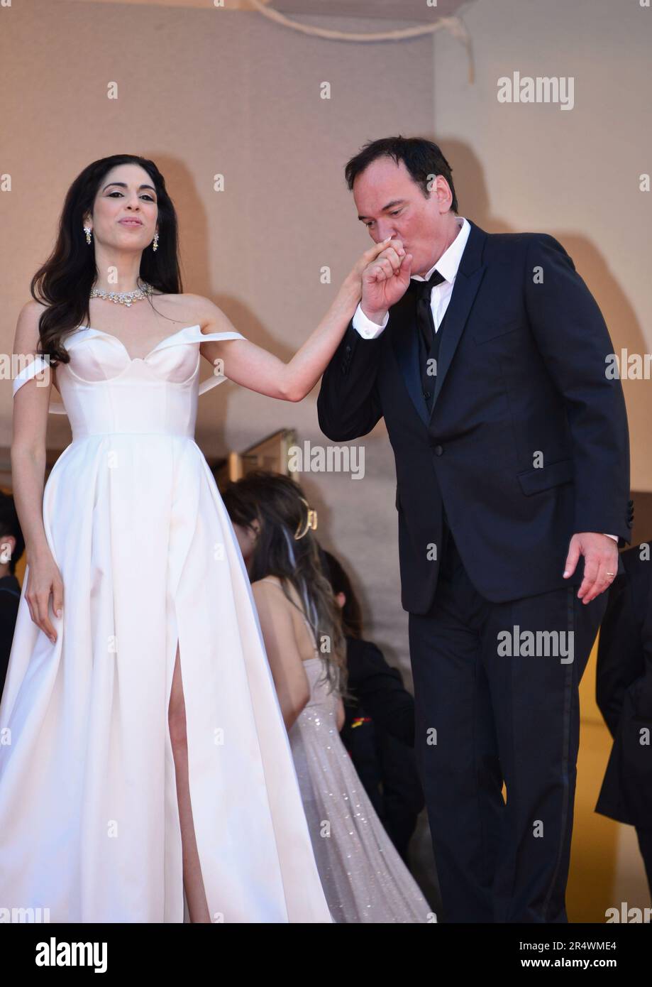 Quentin Tarantino and his wife Daniella Pick 76th Cannes Film Festival ...