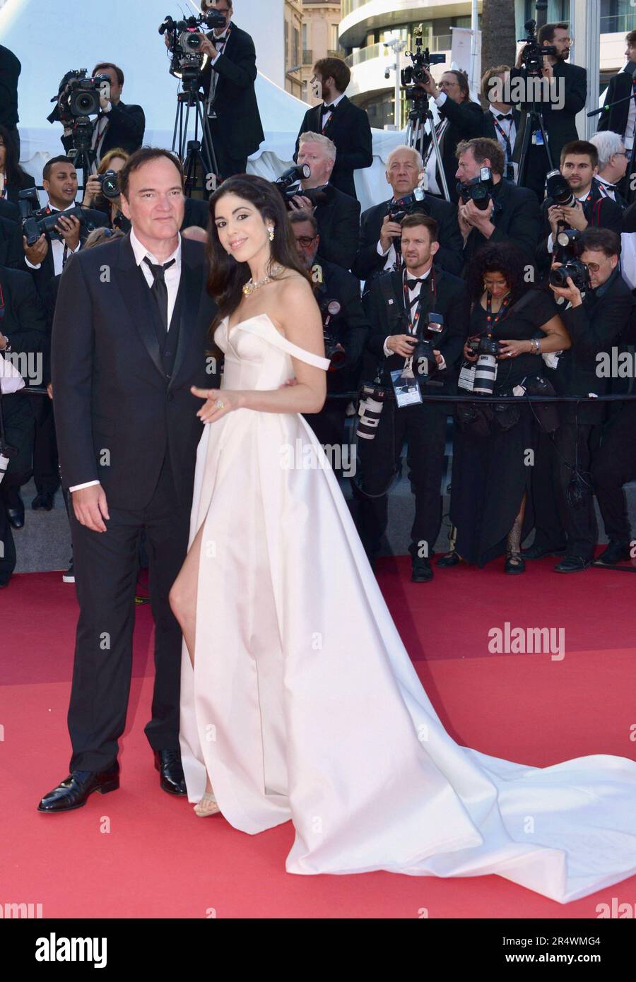 Quentin Tarantino and his wife Daniella Pick 76th Cannes Film Festival ...