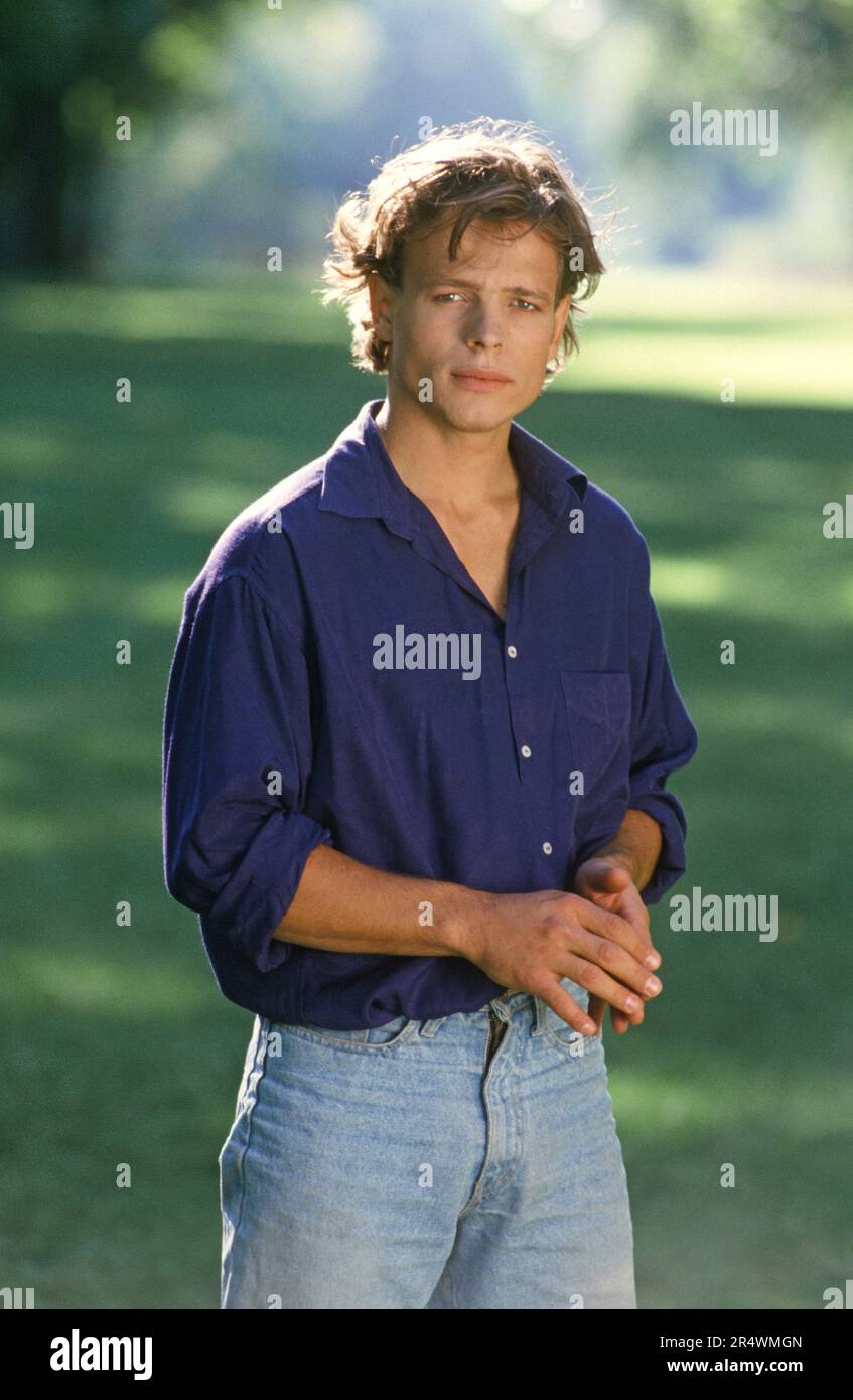 Portrait of the French actor Cris Campion during the promotion of the ...