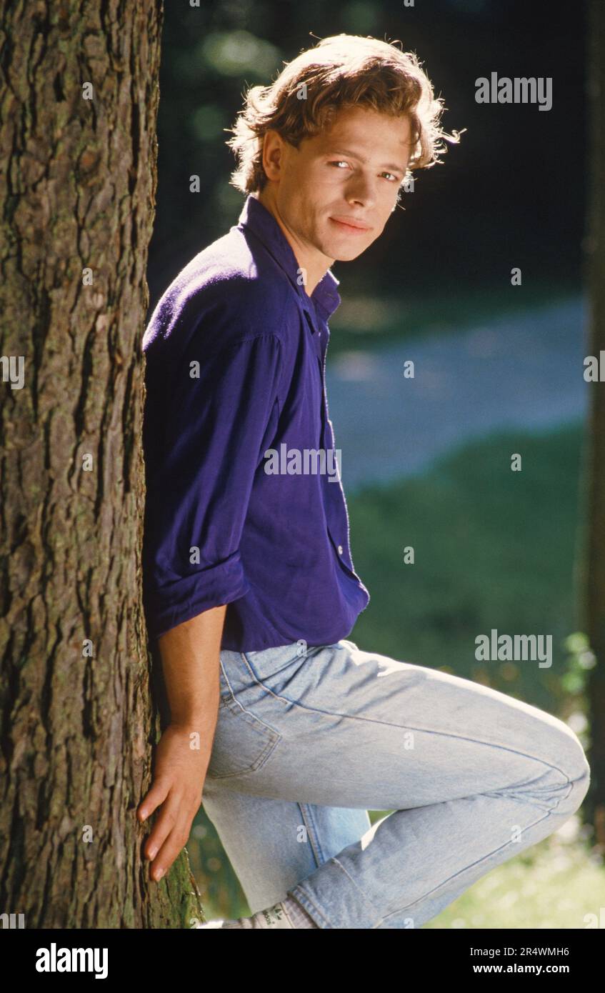 Portrait of the French actor Cris Campion during the promotion of the ...