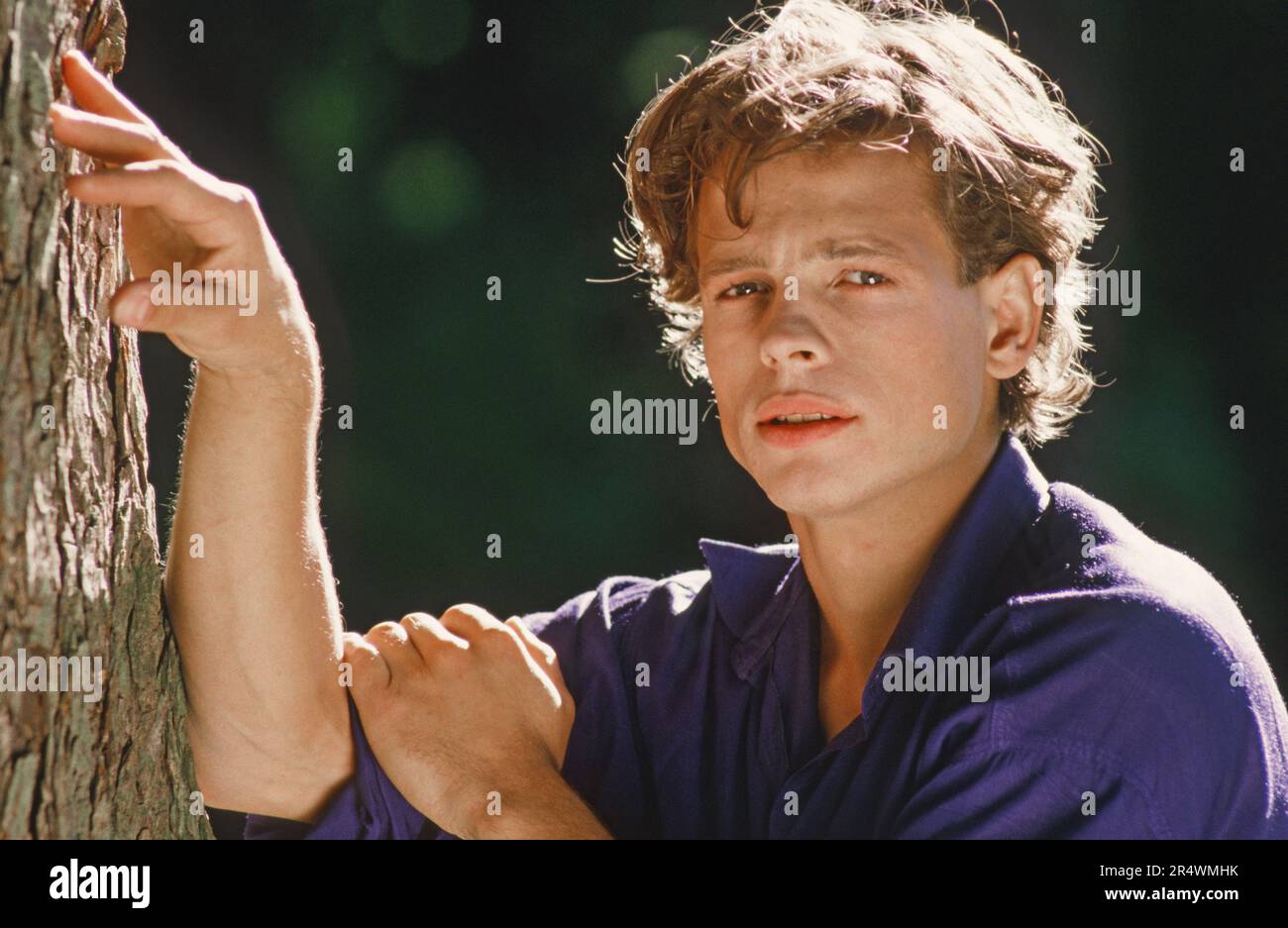 Portrait of the French actor Cris Campion during the promotion of the ...