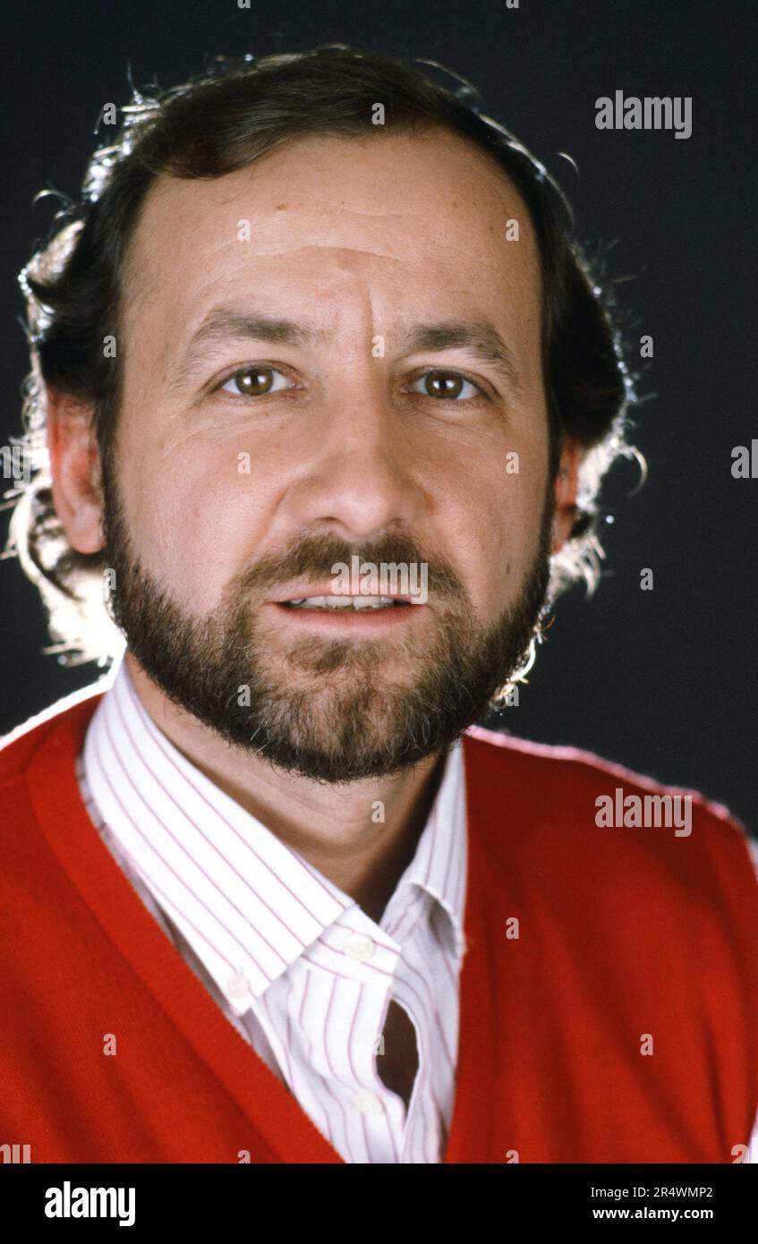 Portrait of French composer Pierre Porte, circa 1987 Stock Photo - Alamy