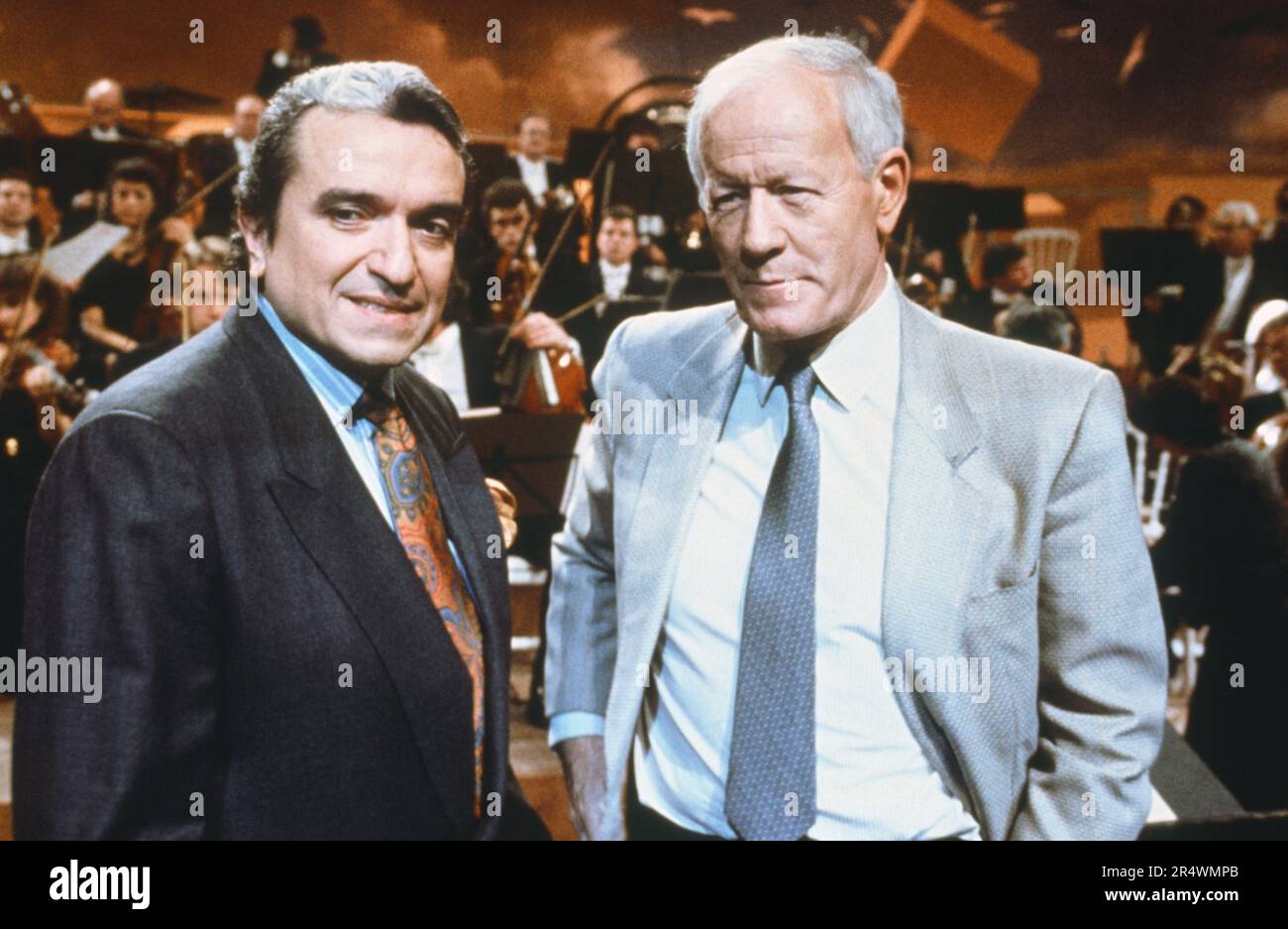 Italian opera singer Raimondi Ruggero, during the TV programme "Le ...