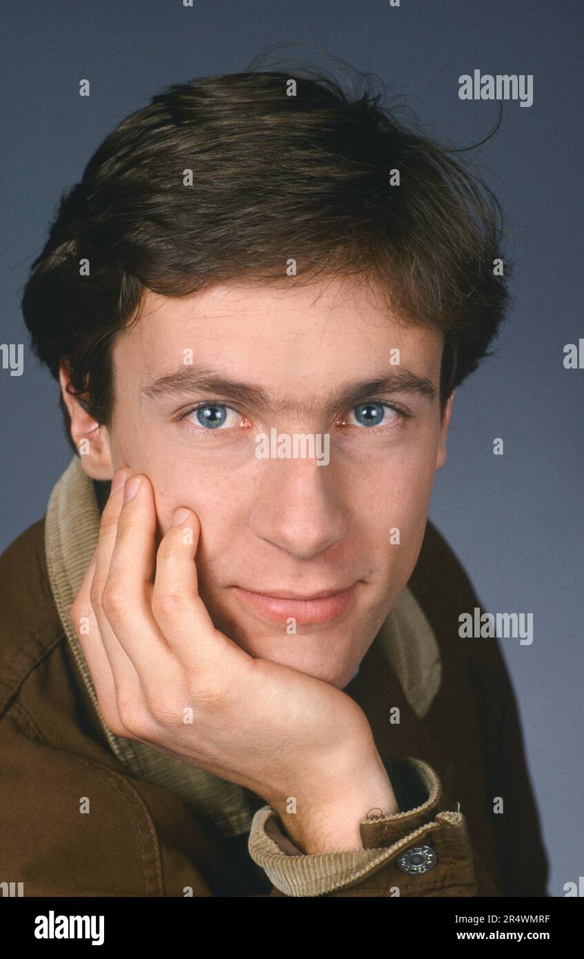 Portrait of the actor Julien Rochefort in 1989 Stock Photo - Alamy