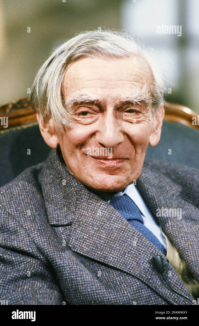 Portrait of the Russian writer and philosopher Vladimir Jankelevitch in ...