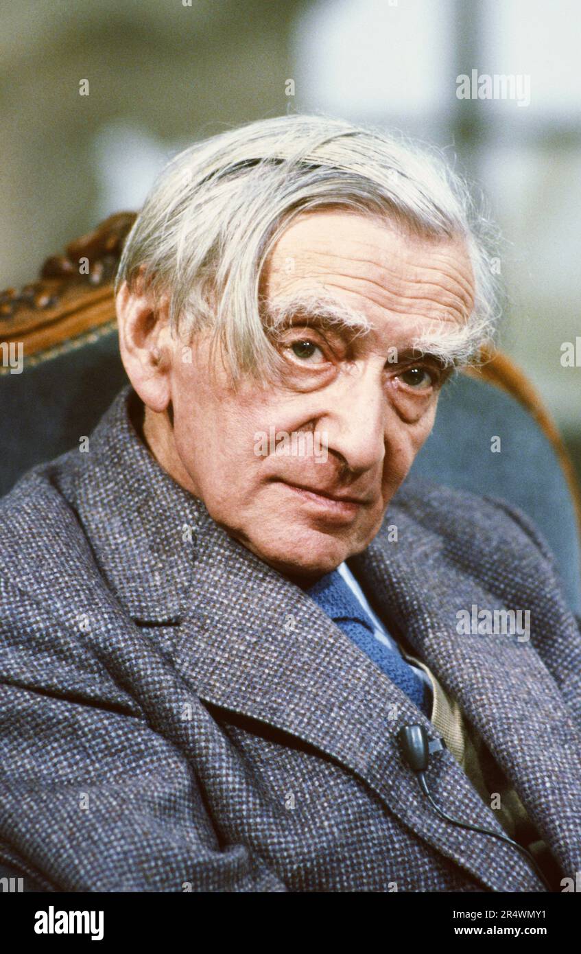 Portrait of the Russian writer and philosopher Vladimir Jankelevitch in ...