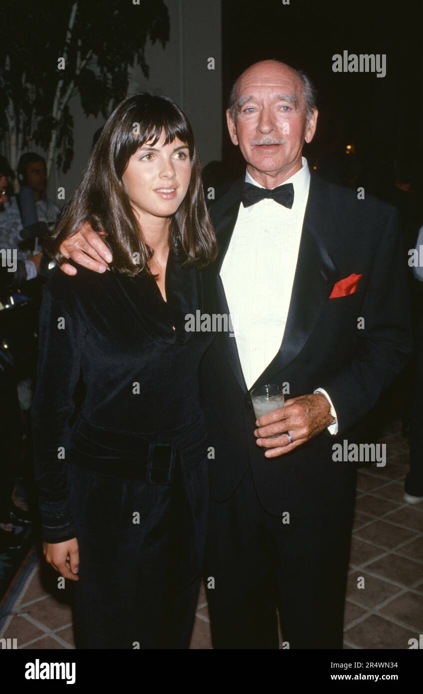 Eddie Barclay and his wife Caroline. Event organised during the ...