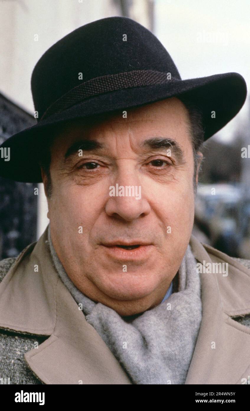 Actor Jacques Morel playing the role of Juge Fontanes in the TV series ...