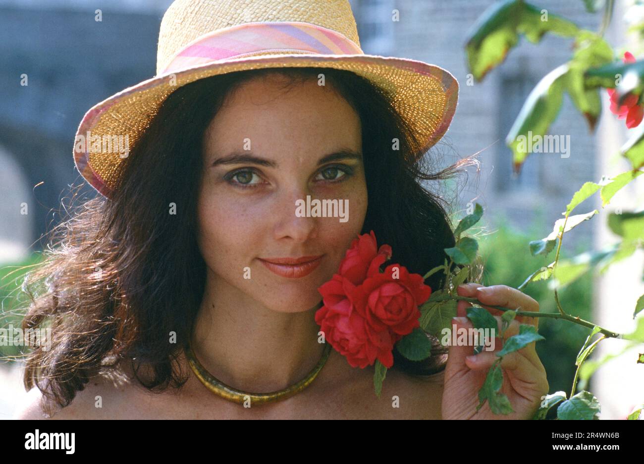 Portrait of the French-Austrian actress Mijou Kovacs, circa 1982 Stock Photo - Alamy
