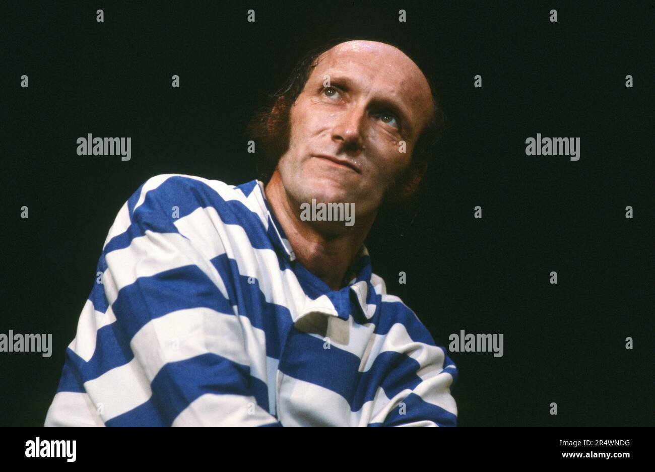 French comedian Rufus on stage at the Théâtre Antoine in Paris during ...