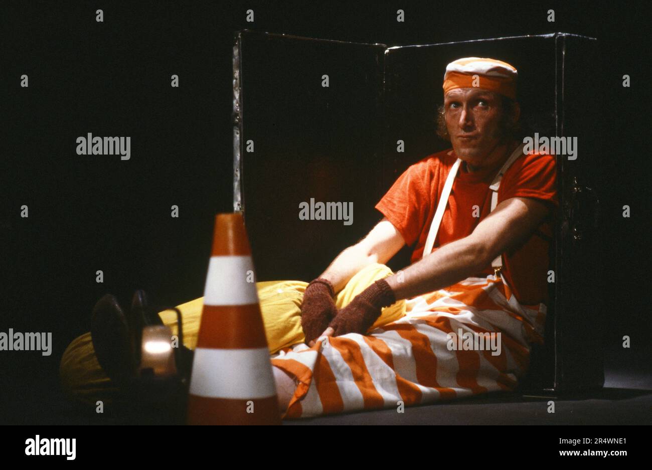 French comedian Rufus on stage at the Théâtre Antoine in Paris during ...