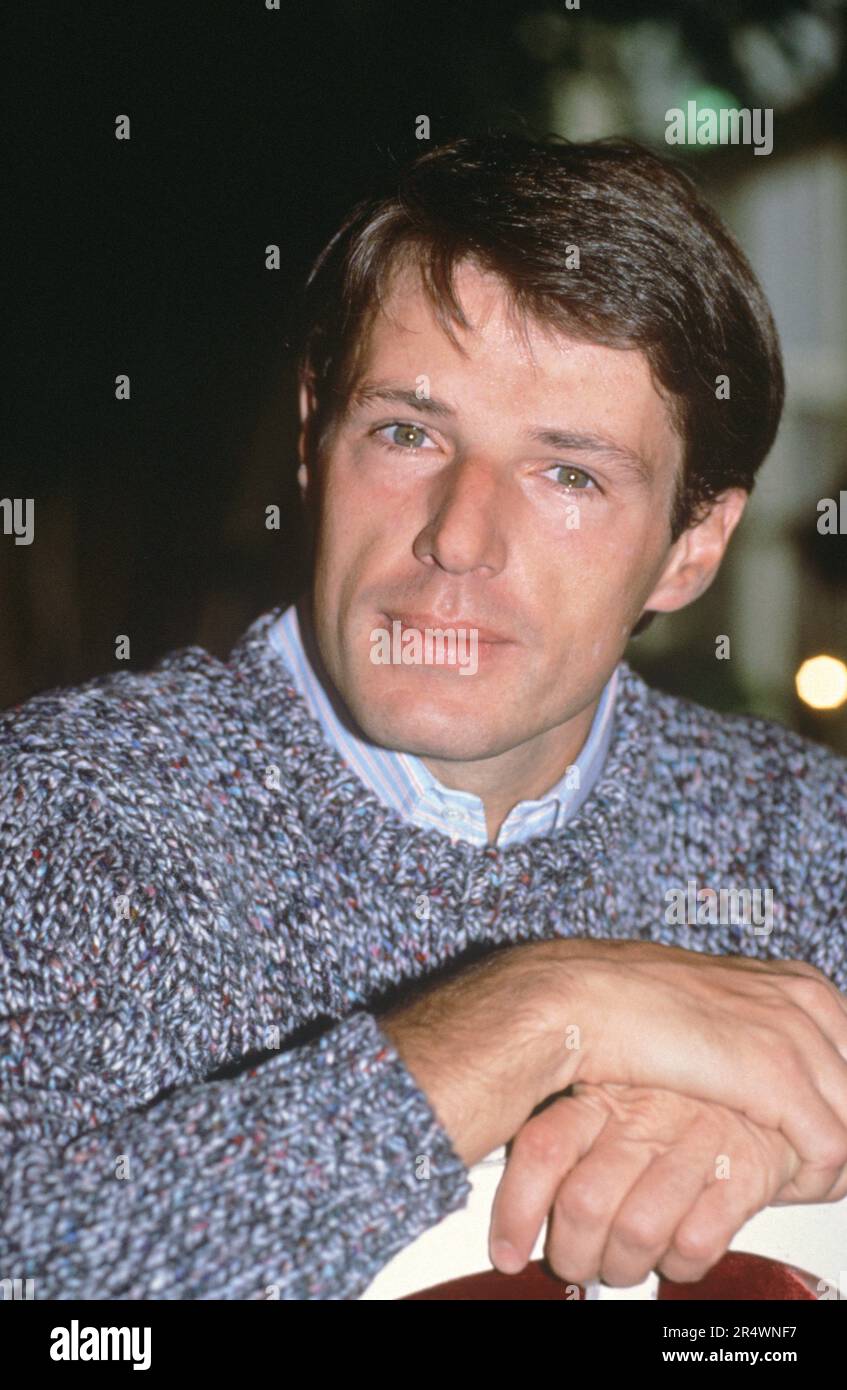 French actor Lambert Wilson. Portrait made during the American Film ...