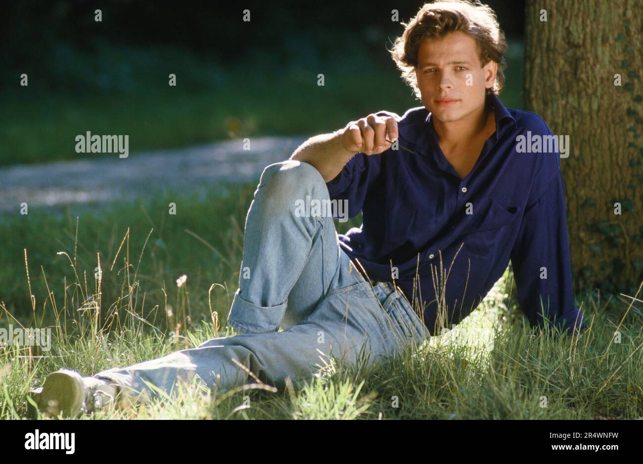Portrait of the French actor Cris Campion during the promotion of the ...