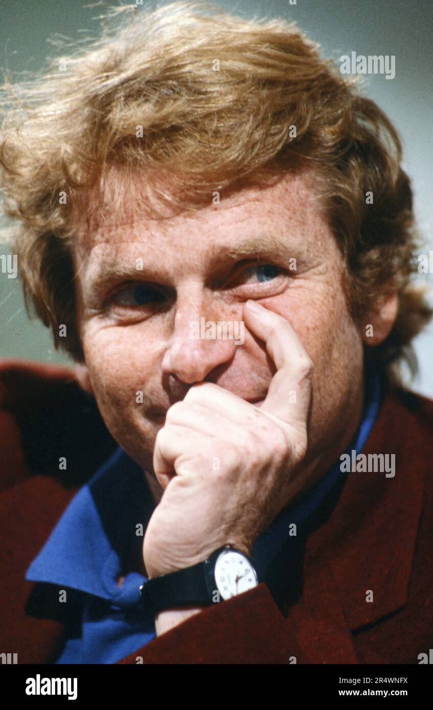 Daniel Cohn-Bendit, Franco-German politician, on the set of the ...