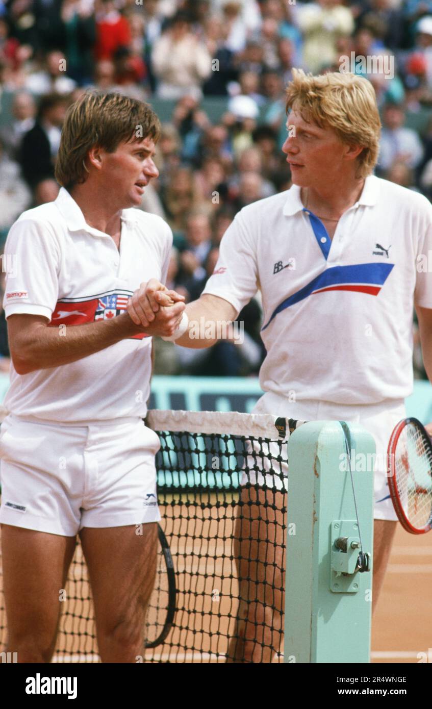 American tennis player Jimmy Connors after his defeat during the men's ...
