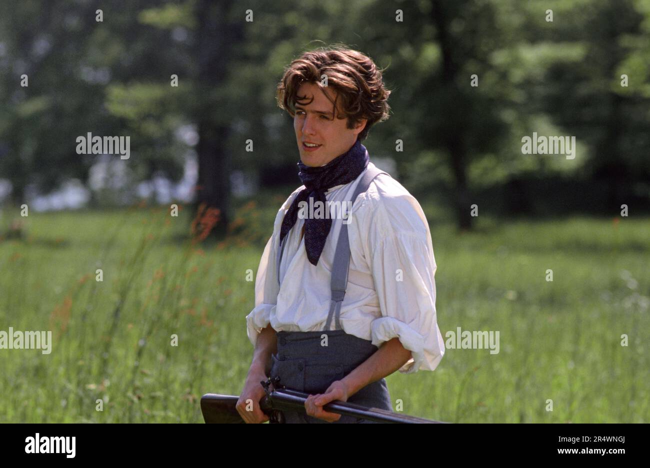 Portrait of the English actor Hugh Grant playing the role of Charles ...