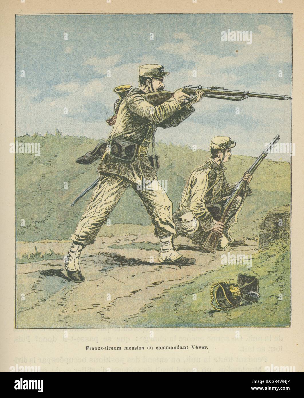 French irregular soldier from Metz (under the command of Commander ...