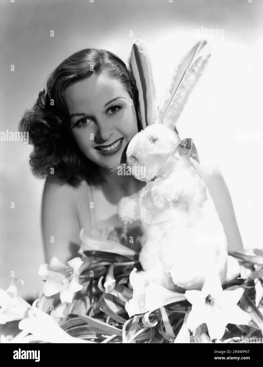 Susan Hayward, photo session for Easter Stock Photo - Alamy