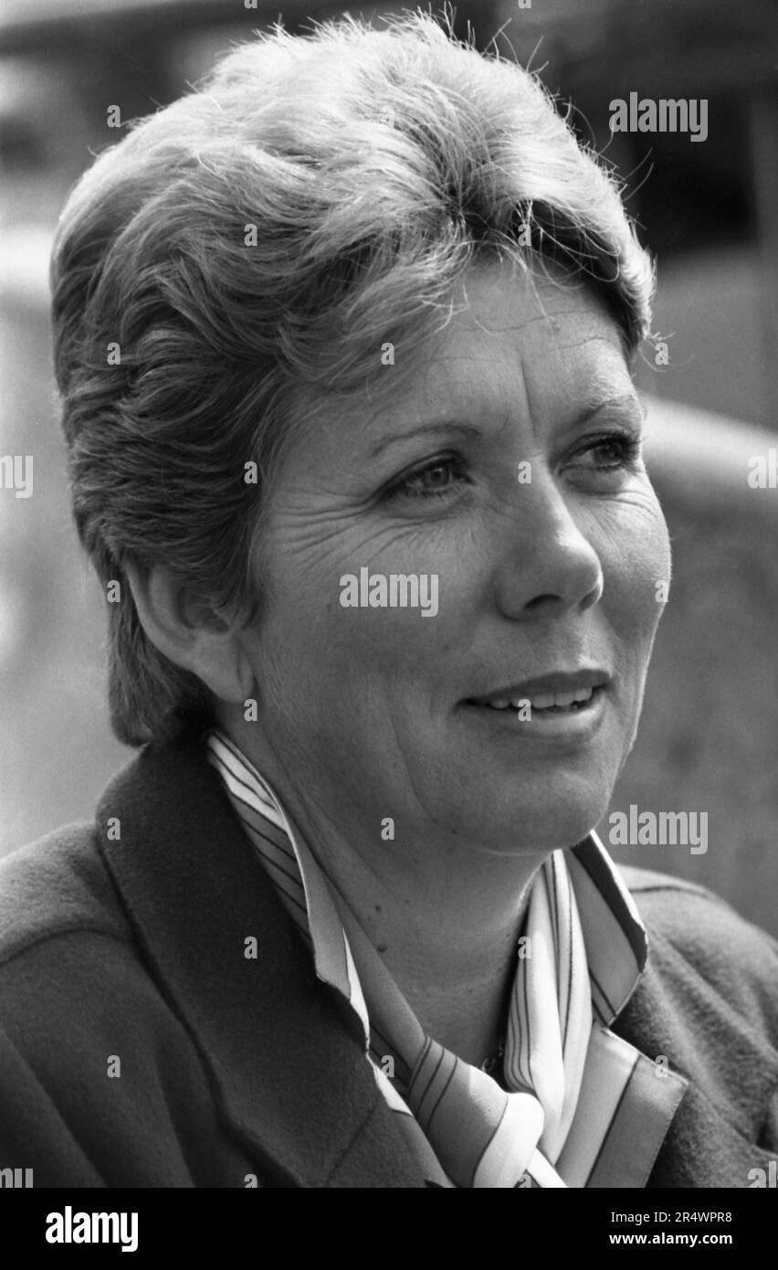 Portrait of Marie-Antoinette Canet, mother of French actor Guillaume ...
