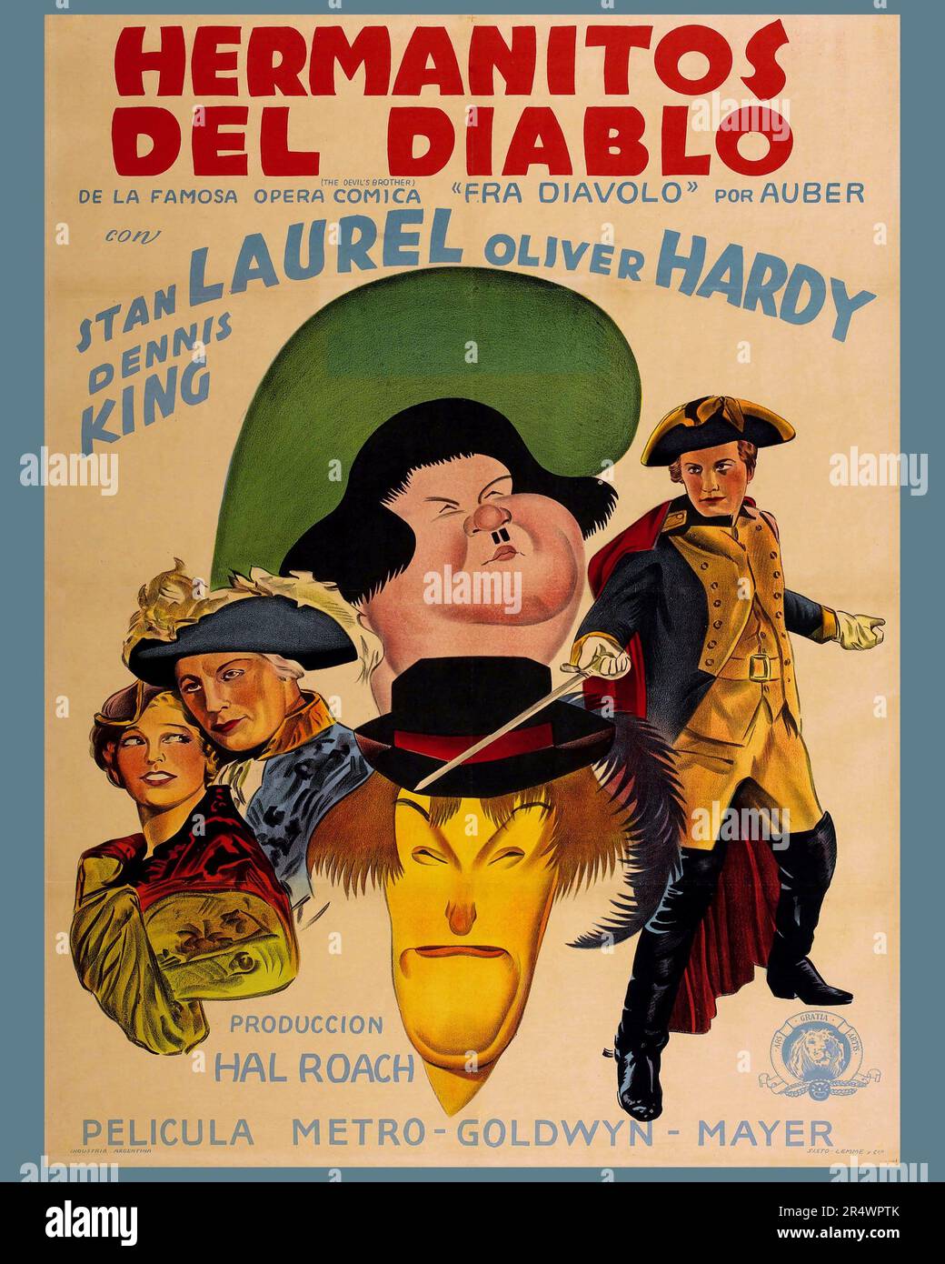 Stan laurel oliver hardy poster hi-res stock photography and images - Alamy
