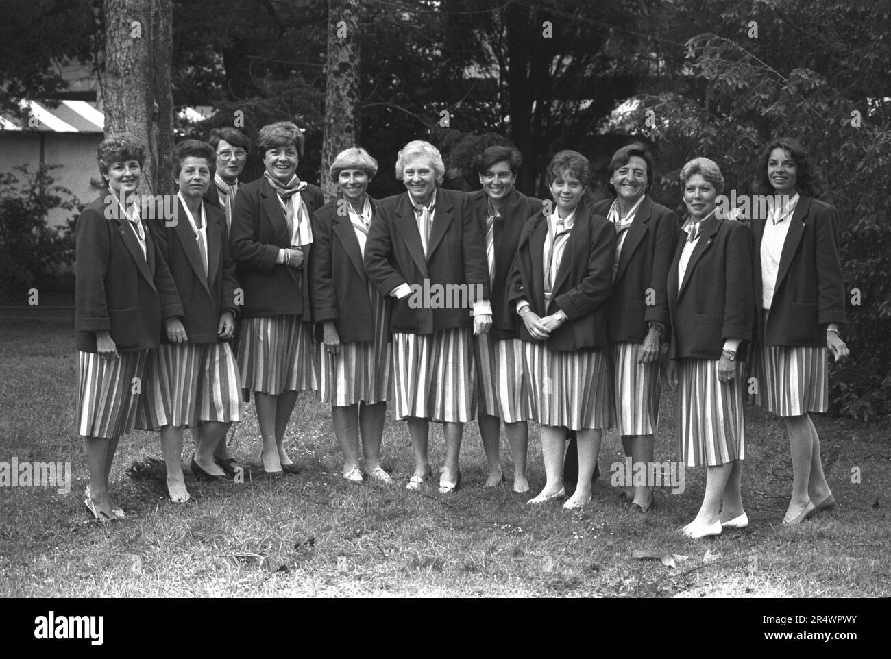 Team of female referees of the French Open tournament (Roland Garros ...