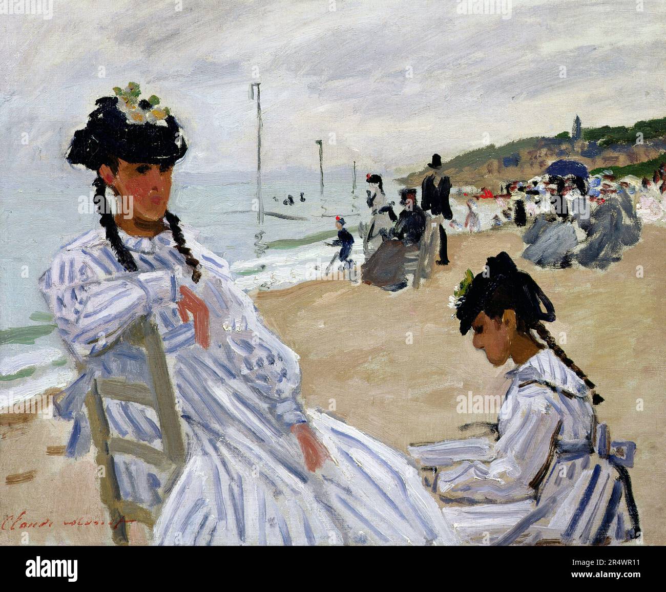 Impressionist painting beach hi-res stock photography and images - Alamy