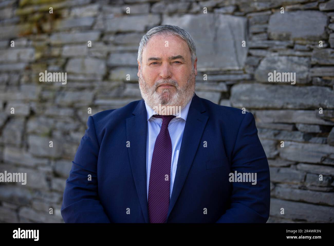 Sinn Fein's Colm Gildernew MLA at Strule Arts Centre in Omagh where a ...