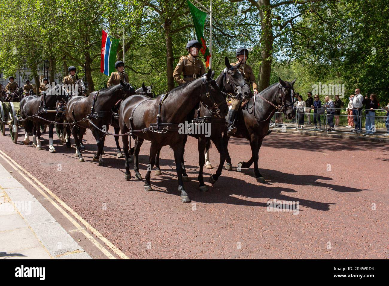 King charles iii trooping colour hi-res stock photography and images ...