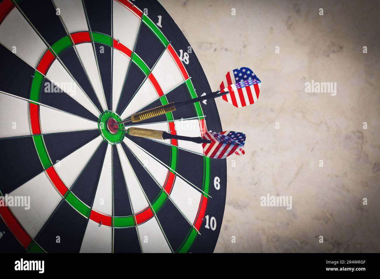 Success hitting target, aim goal achievement concept Stock Photo - Alamy