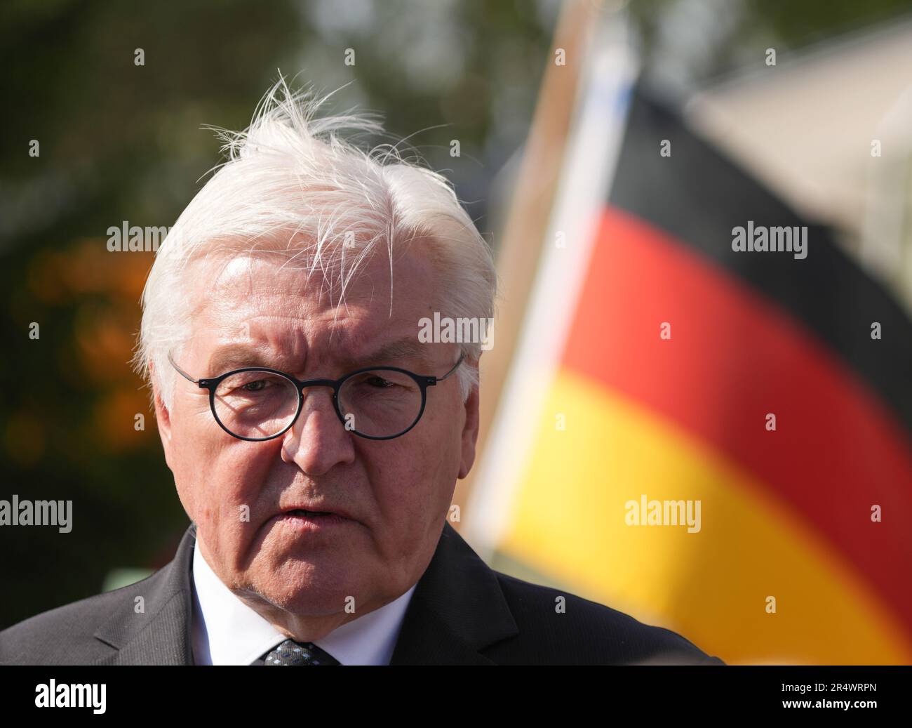 Pabrade, Lithuania. 30th May, 2023. German President Frank-Walter ...