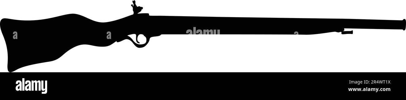 Pistol flat icon Black and White Stock Photos & Images - Alamy