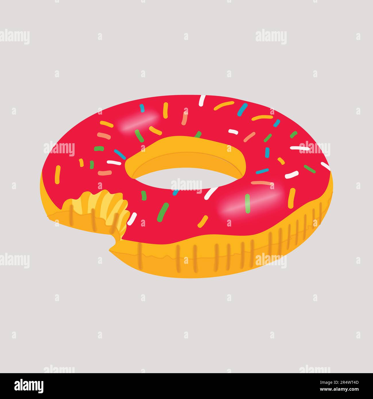 Inflatable Donut/Doughnut - Summer Vector Clipart Stock Vector Image ...