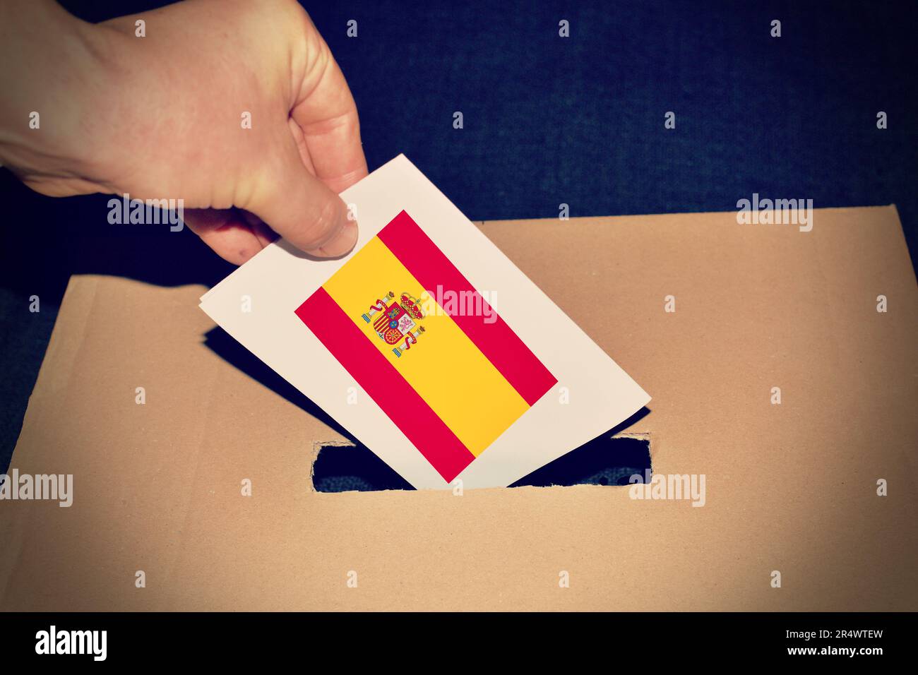 Spanish political vote concept Stock Photo - Alamy